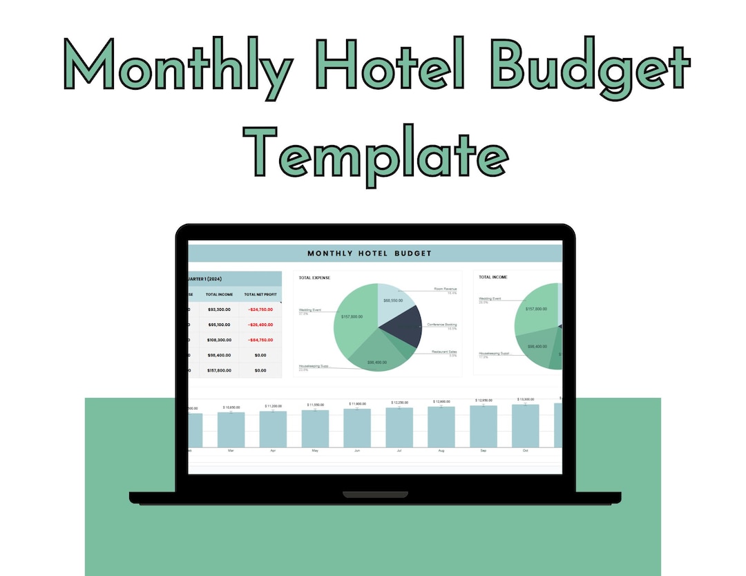 Hotel Budget Template: Google Sheets Finance Planner - Etsy