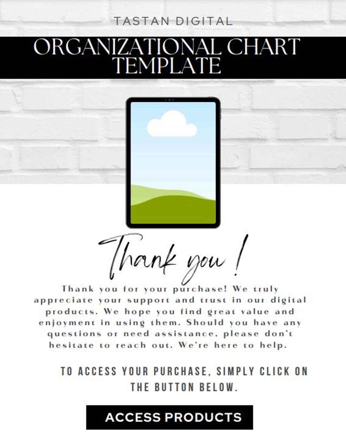 Editable Organizational Chart Template: Google Sheets, Business ...