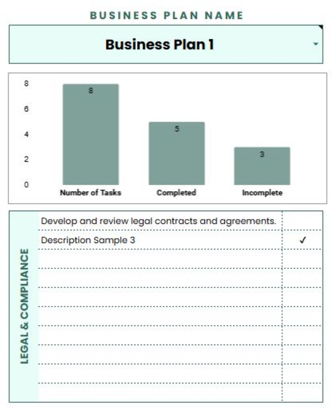 Business Checklist Template, Google Sheets Planner, Task Management ...