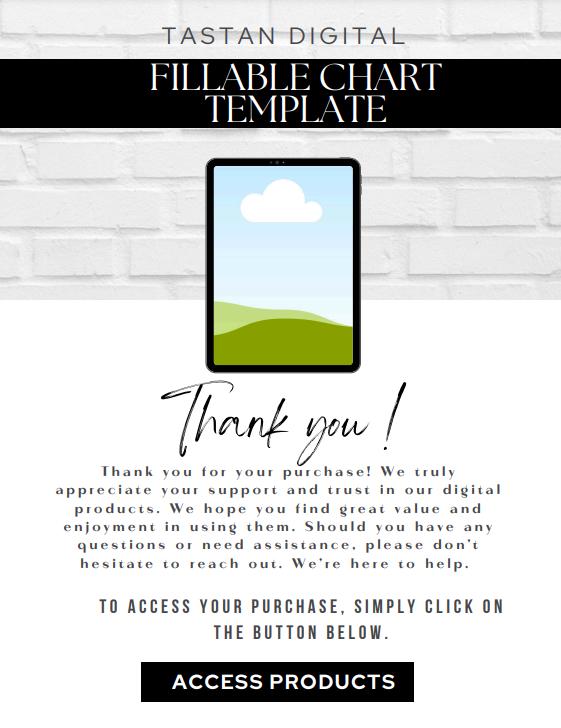 Fillable Chart Template, Google Sheets Data Tracker, Customizable ...