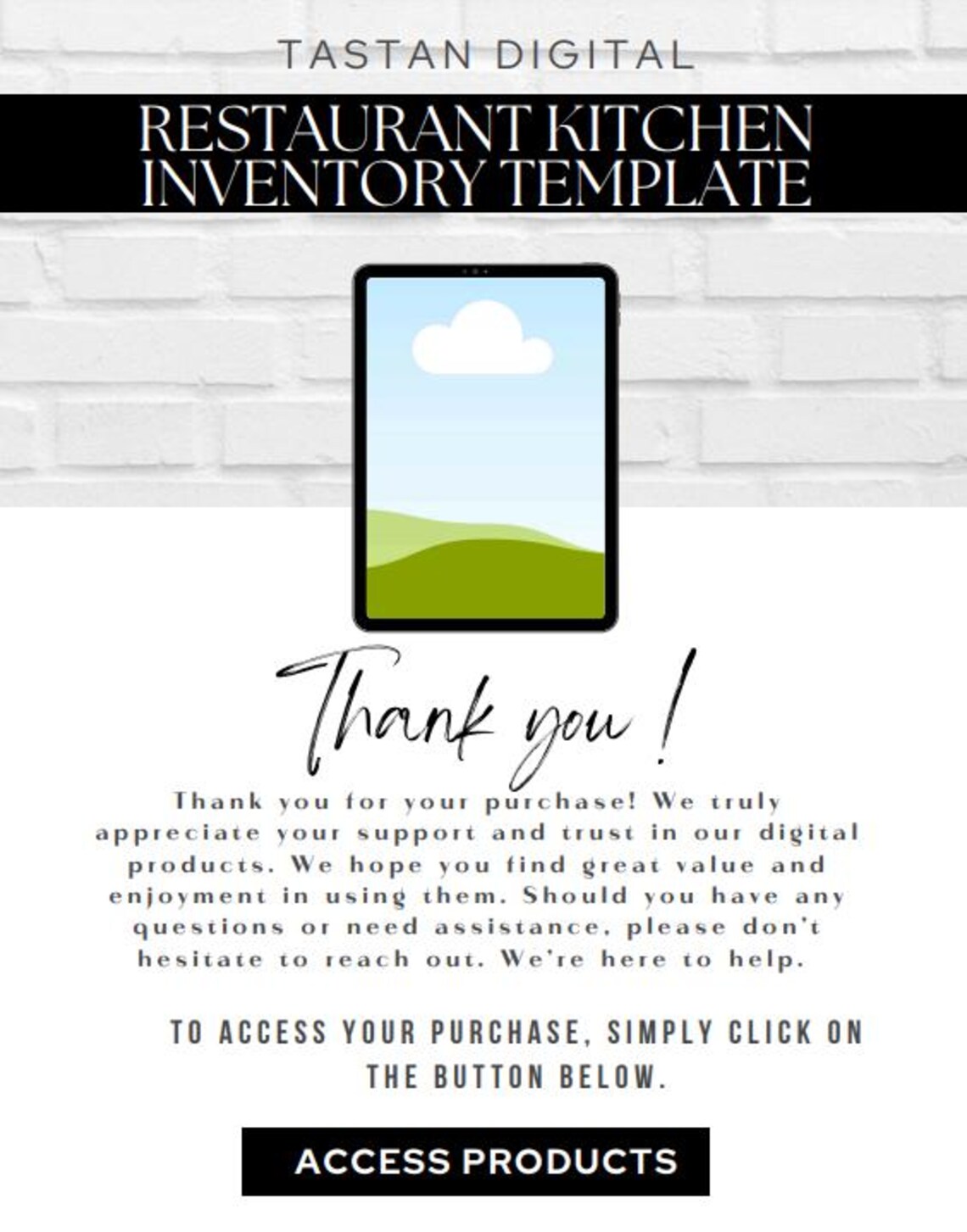 Restaurant Kitchen Inventory Template: Google Sheets Food Stock Tracker ...