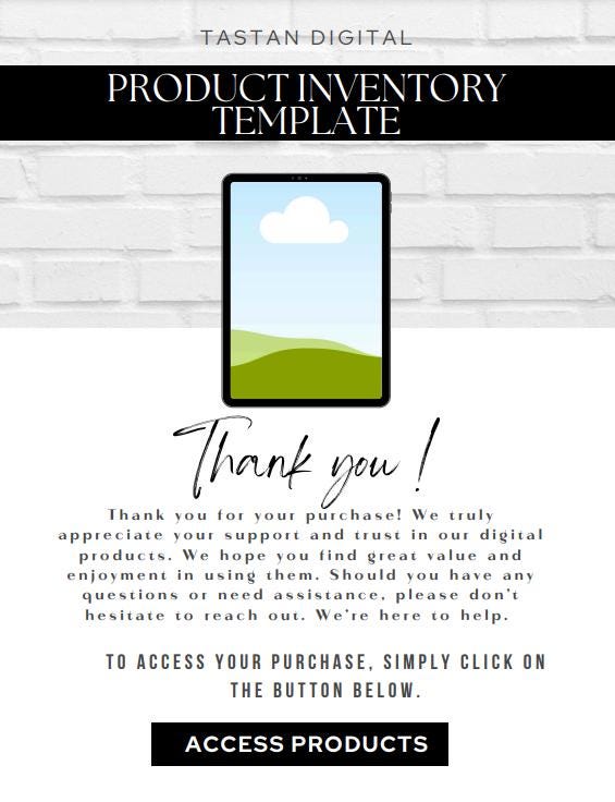 Product Inventory Template, Google Sheets Stock Tracker, Inventory ...