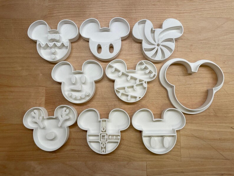 Mickey Mouse Simply Cookie Cutters - Etsy