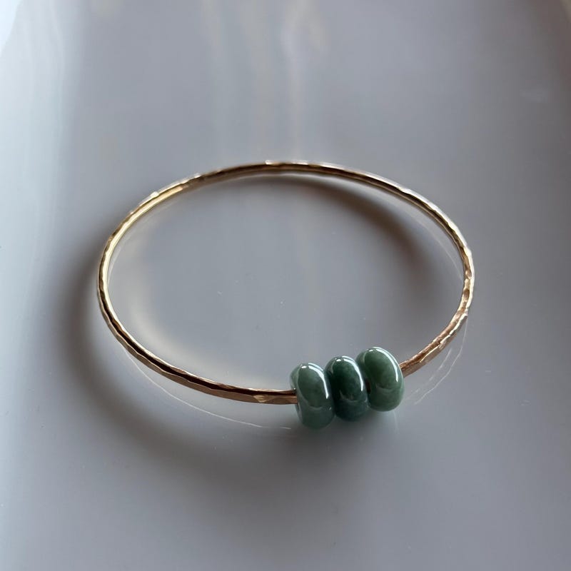 Jade Bangle - Etsy