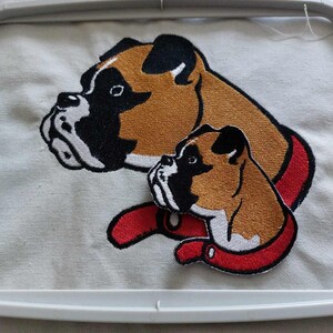 Machine Embroidery Design. Boxer Dog. - Etsy