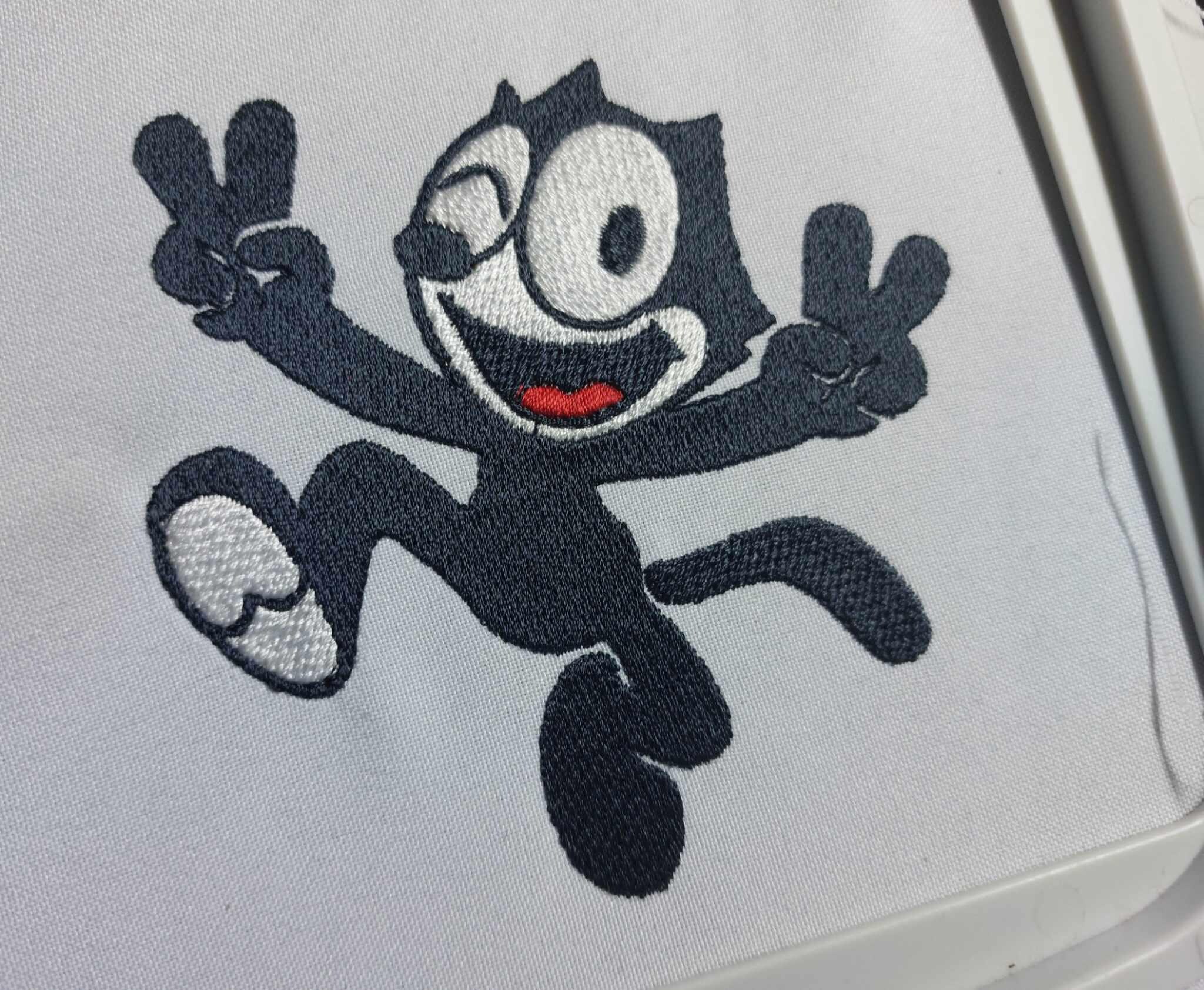 Machine Embroidery Design.felix the Cat Winner. - Etsy