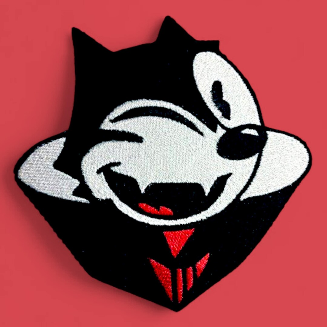 Machine Embroidery Design Cartoon Vampire Cat Felix – Halloween ...