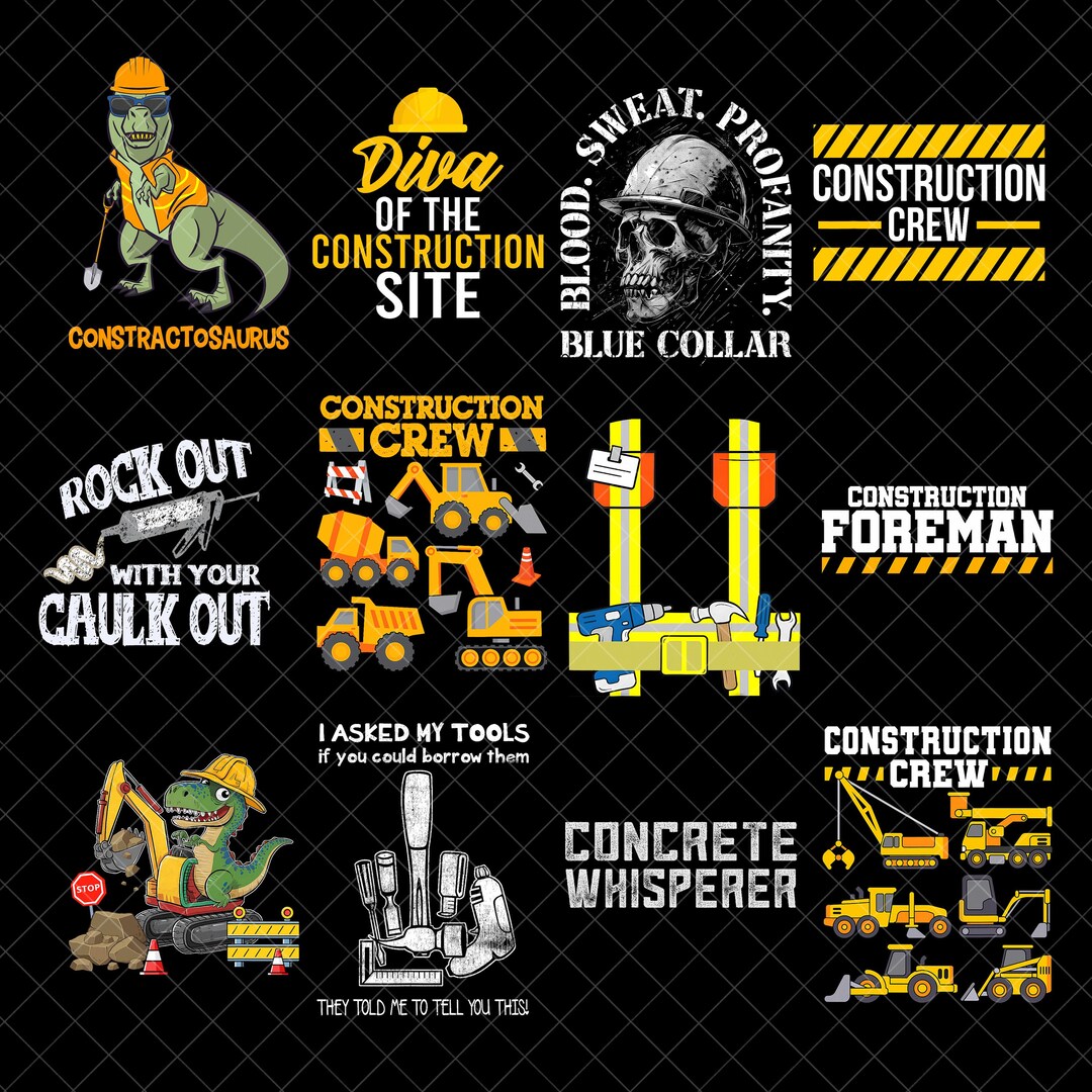 Construction Worker Sublimation PNG Construction Sublimation PNG ...