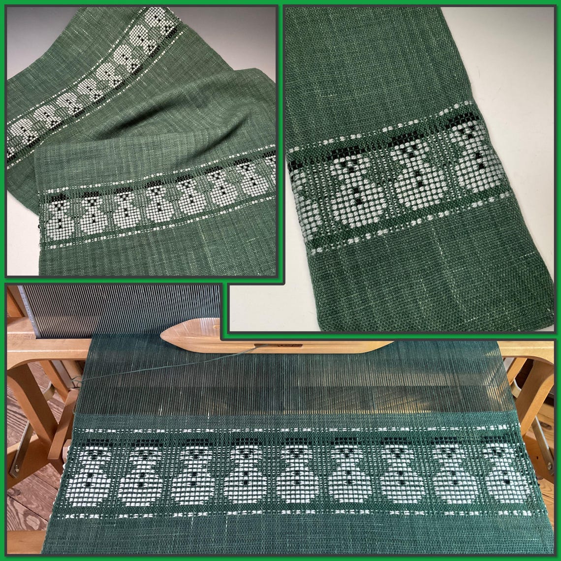 Weaving Pattern Snowmen (PDF) for 8S Rising Shaft Jack Loom (summer ...