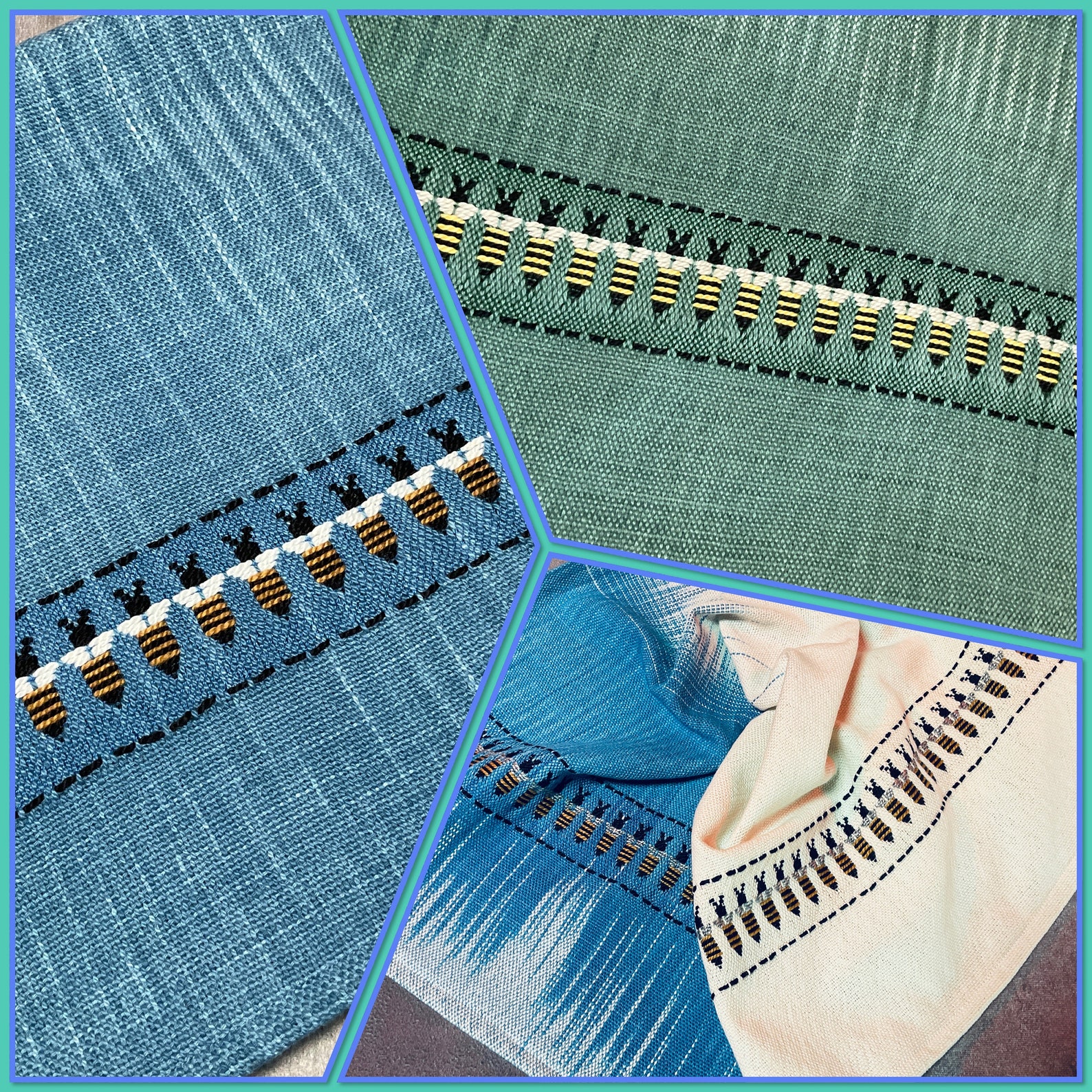 Weaving Pattern Bees (PDF) for 8S Jack Loom (overshot) - Etsy