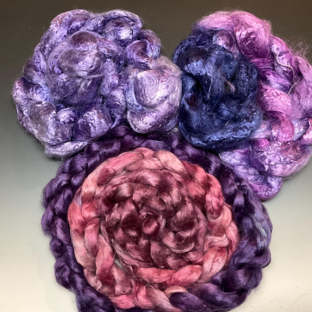 Cellulose Viscose, Mint, Seacell Plant Fiber Hand Dyed 6 Ounces Total ...