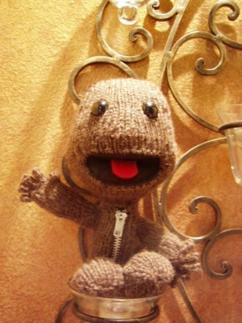 Sackboy Knit Pattern With Expression-able Mouth and Bendable Body - Etsy