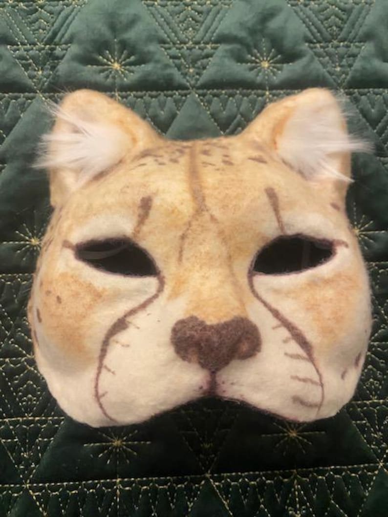 Cheetah Animal Mask - Etsy