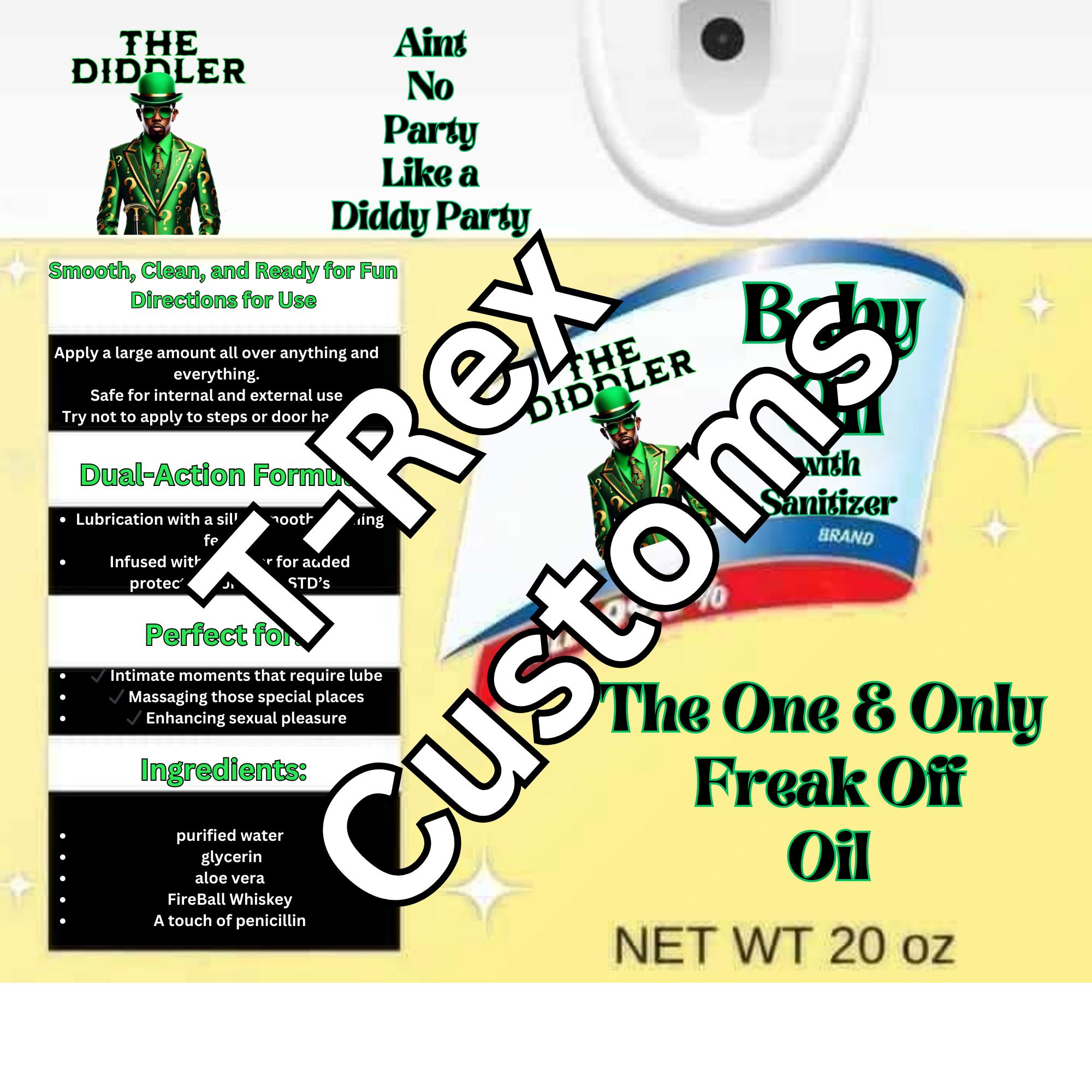 Diddy Baby Oil Sublimation Design for Tumbler - Etsy