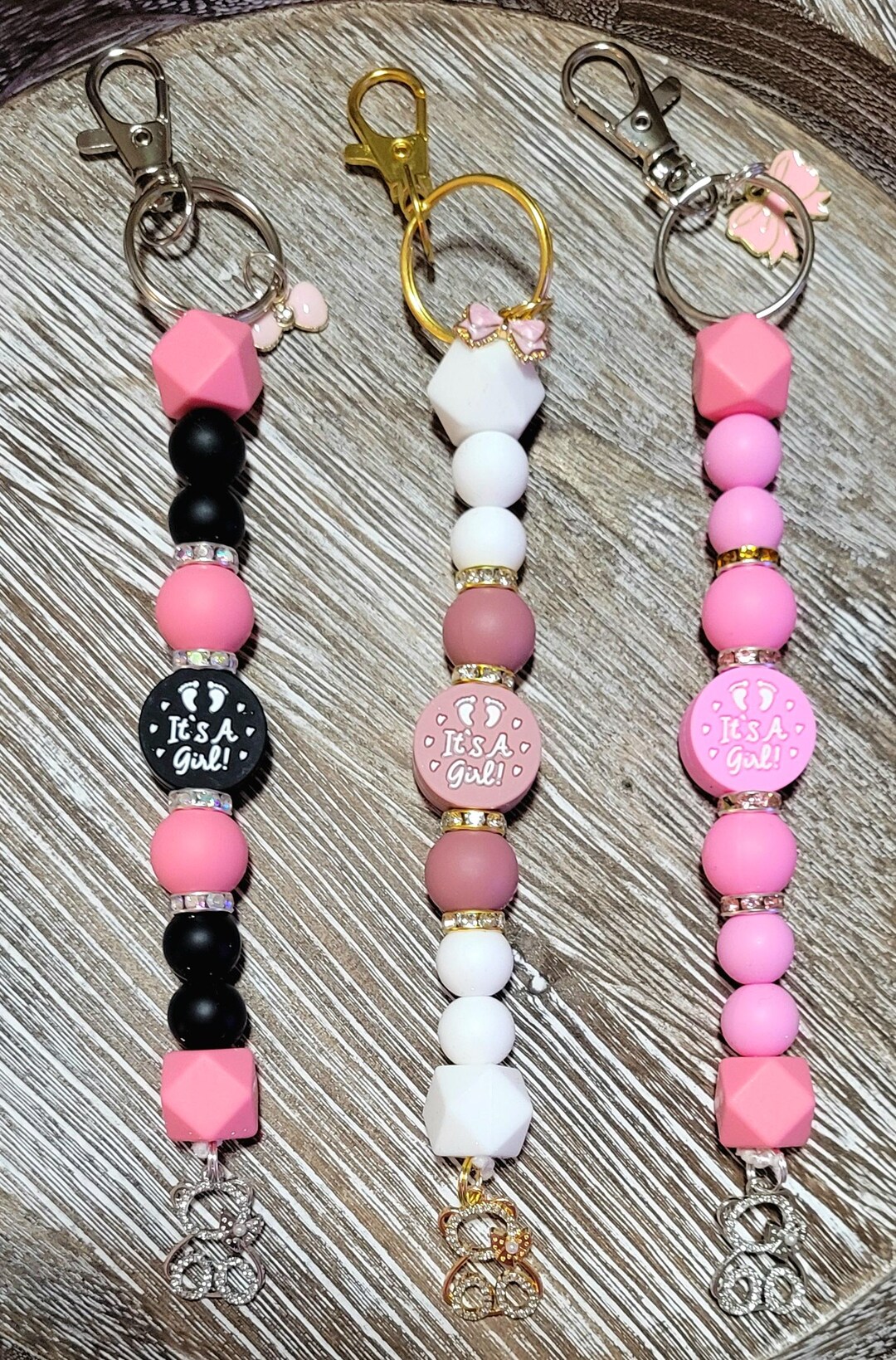 Gender Reveal Keychains - Etsy