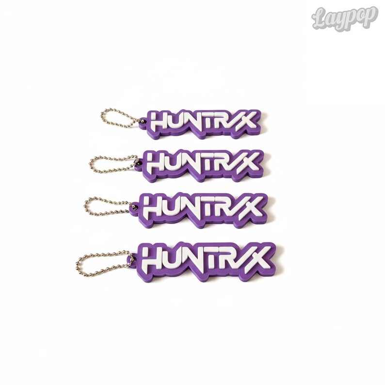 Huntrix Themed Keychain 3D Printed - HARD PLASTIC - Etsy