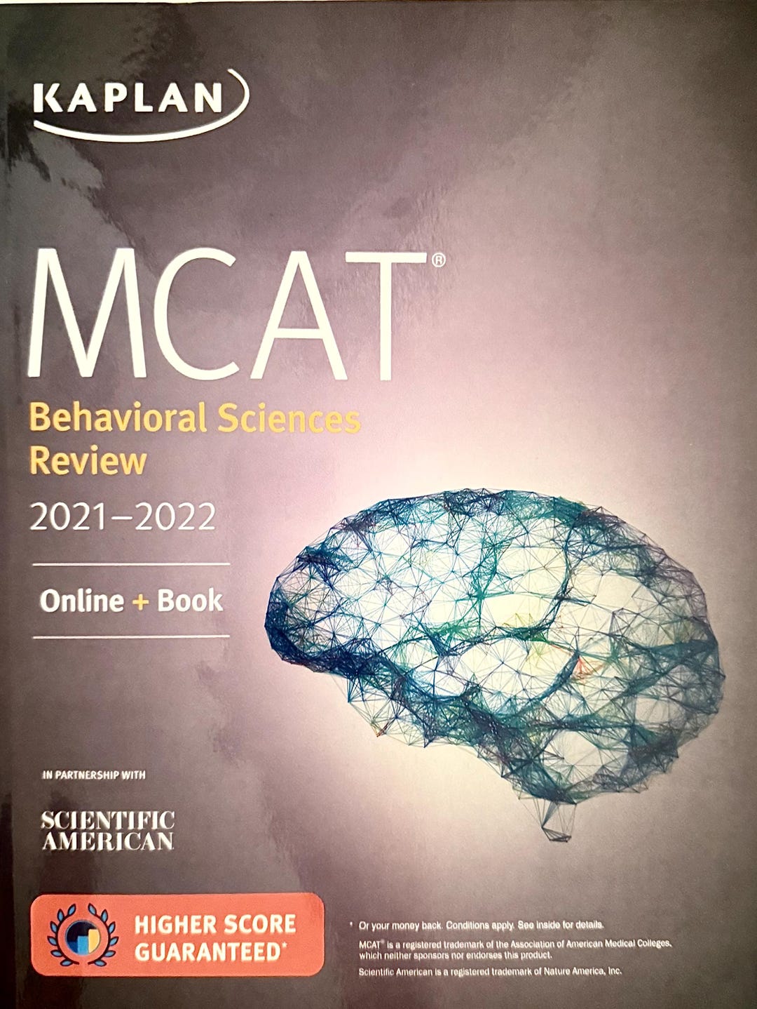 Kaplan MCAT Behavioral Sciences Review | Psychology & Sociology Book - Etsy