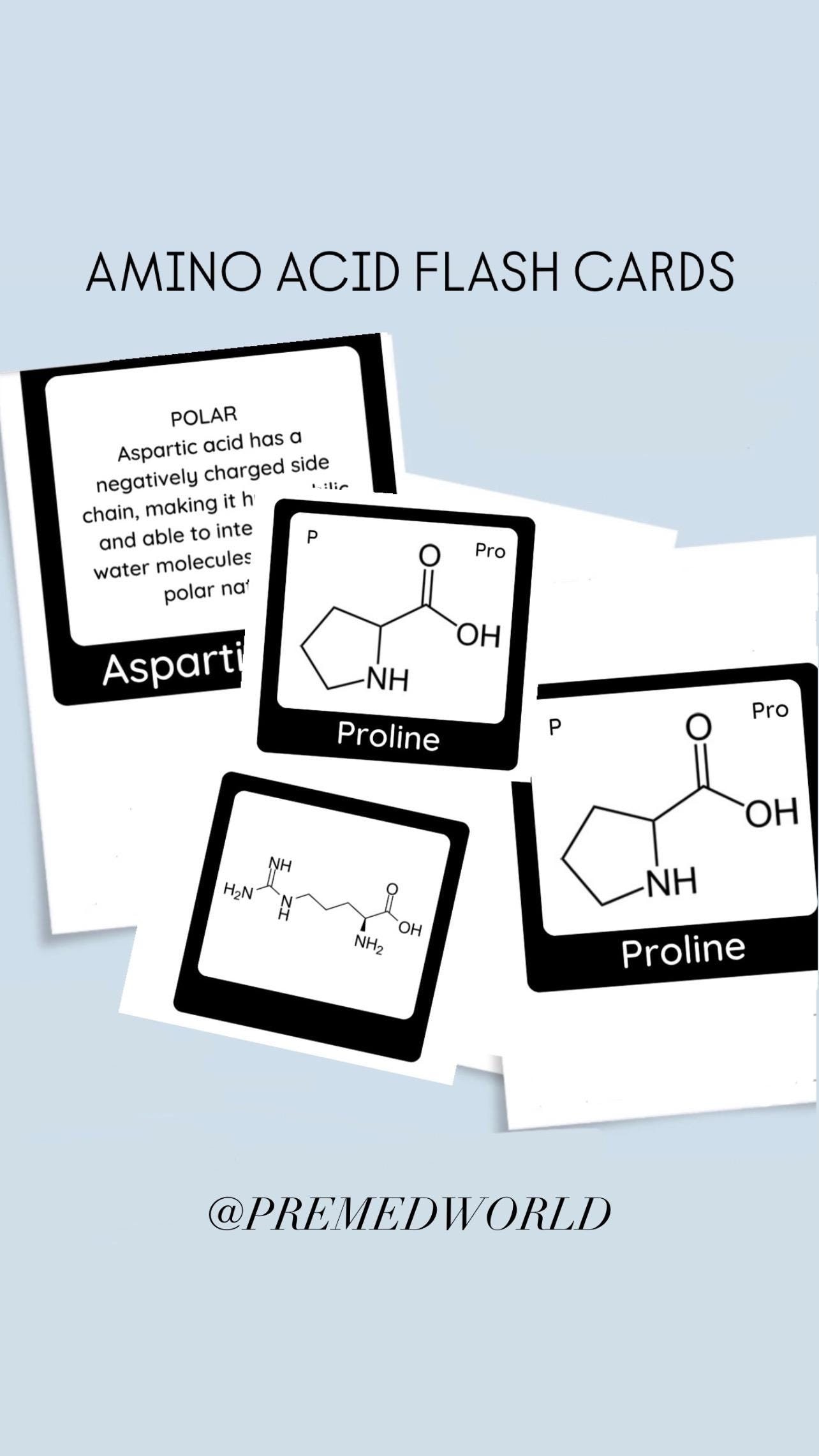20 Amino Acids Memorize