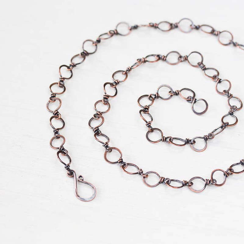 Copper Wire Necklace - Etsy