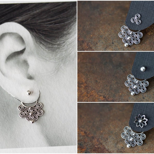 Front Back Earrings - Etsy