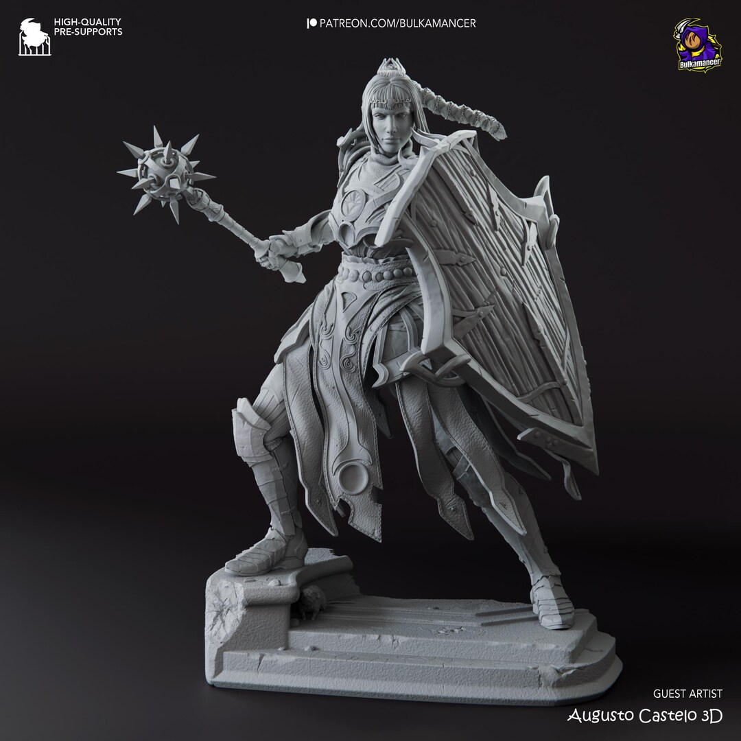 Shadowheart – Baldur’s Gate 3 Inspired 3D Printed Resin Miniature ...