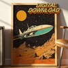 Astronaut on the Moon With Beer ∎ — Space Poster, Science Poster, Space ...