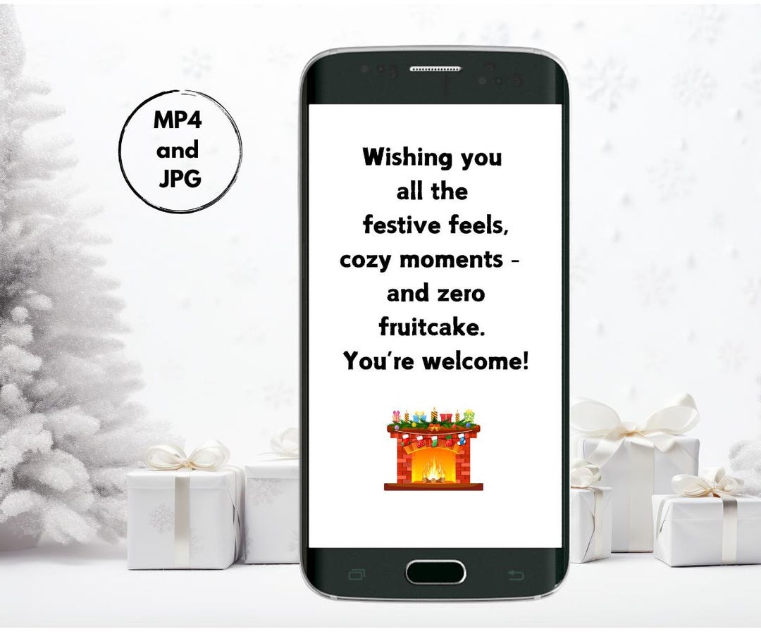 Funny Animated Christmas E-card MP4-JPG Christmas Cards Electronic ...