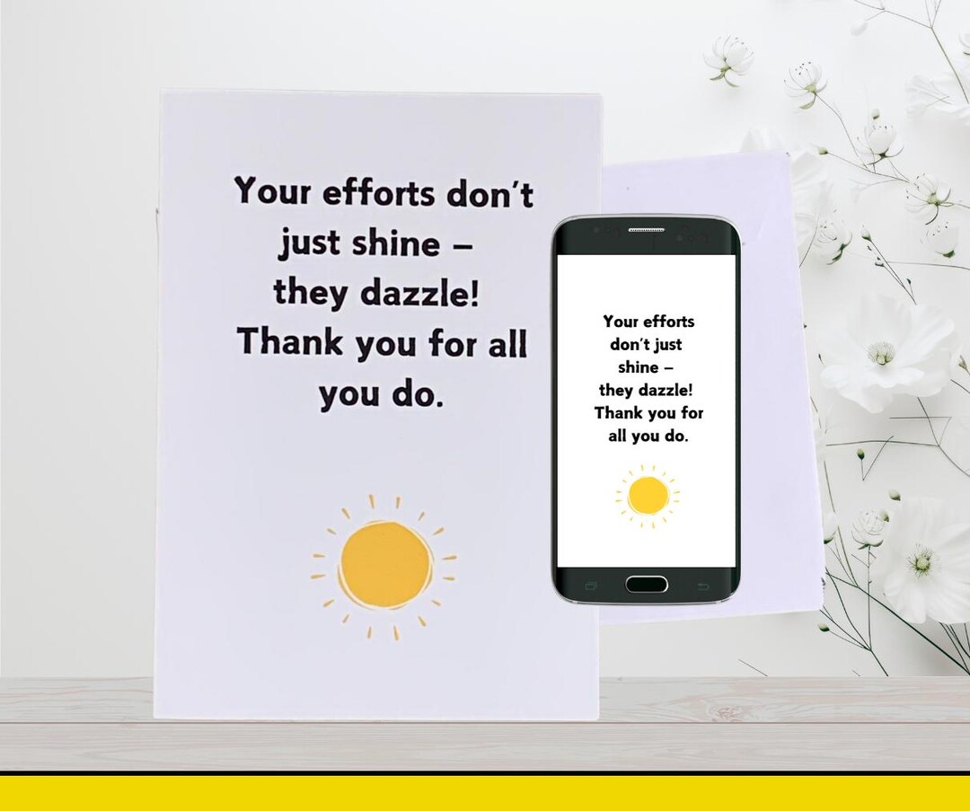 Funny Printable Thank You Card | "you Dazzle and Shine" | Instant ...