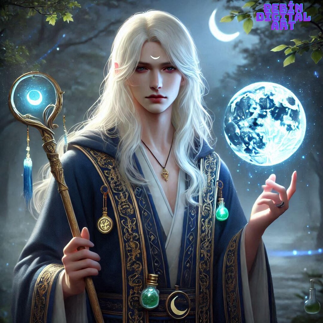 Fantasy World , Fantasy Character, Digital Character, Elf, Wizard, Ai ...