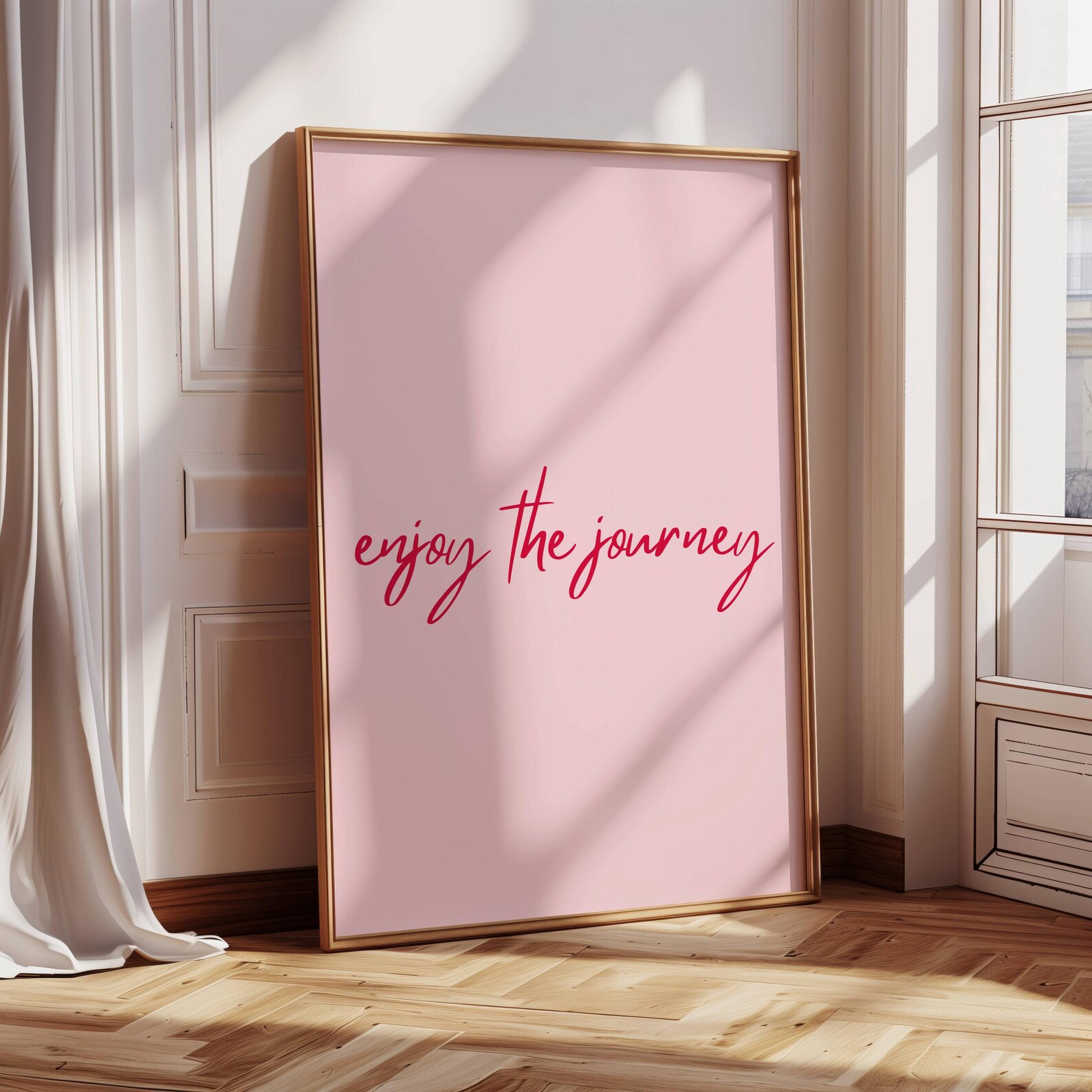 Pink Positive Affirmation Prints Set: Trendy Dorm Decor (digital ...