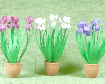 Bluebell Paper Flower kit for 1/12th Dollhouses Florists and | Etsy