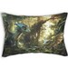 Dragon Fantasy Pillow, Mythical Creatures Decor, Lumbar Cushion ...