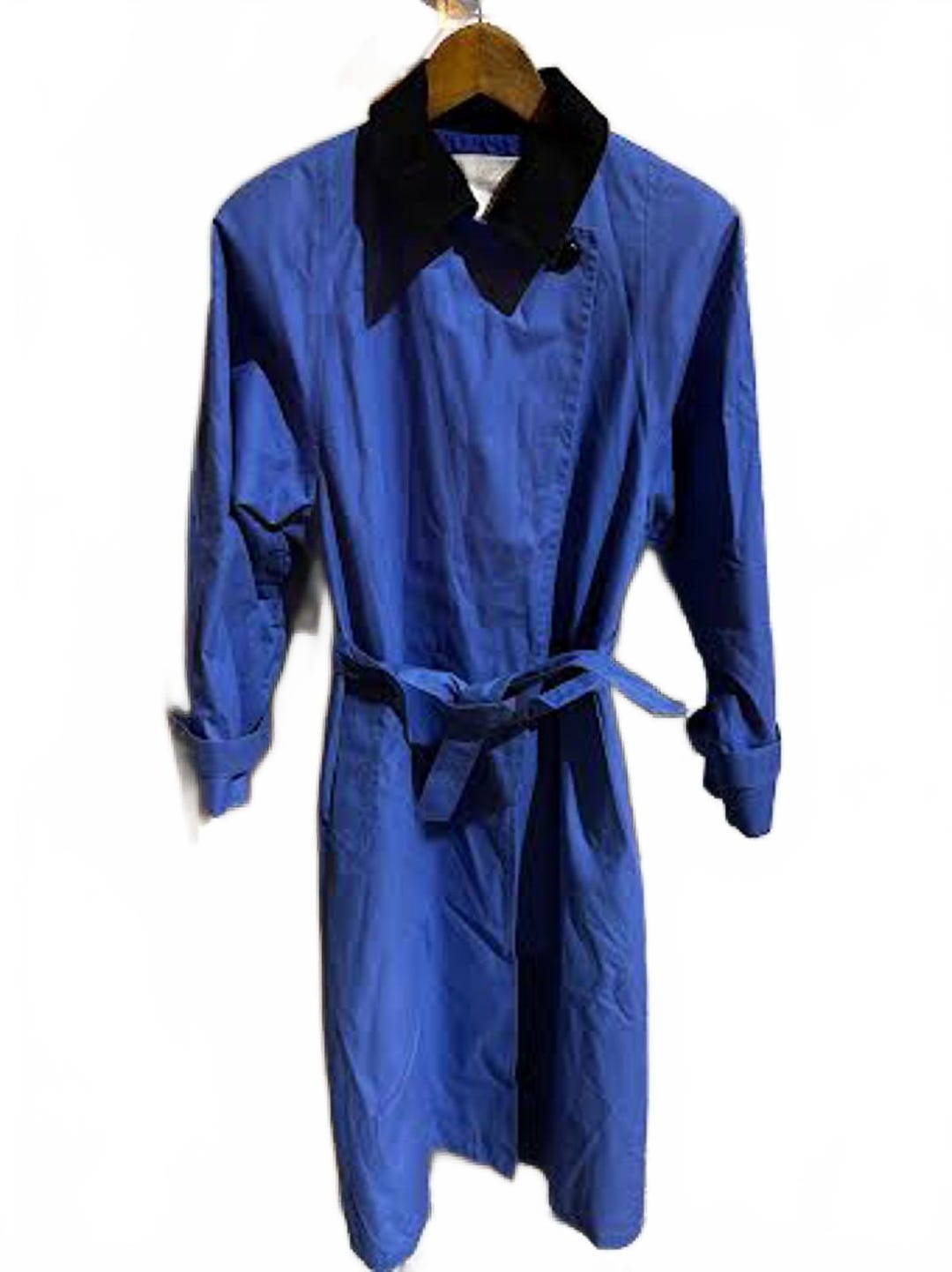 Vintage London Fog Blue Trench Coat USA Made - Etsy