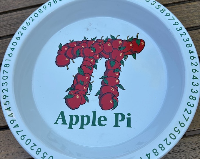 Just Pi Pie Plate 3.14 - Laser Engraved Math Basic or Deep Dish Pie ...