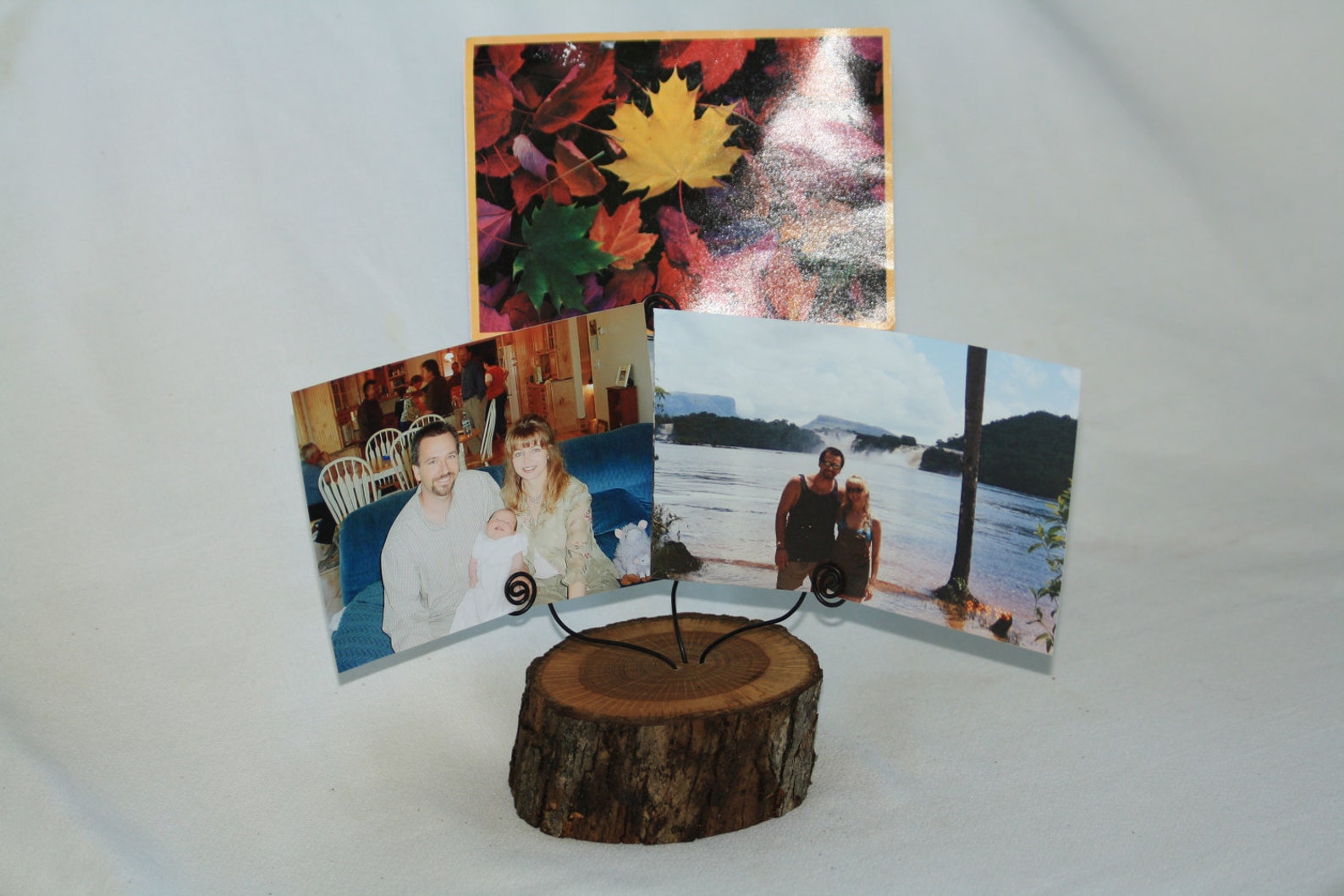 Rustic Wooden Tree Branch Picture Photo Card Holder Stand - Etsy