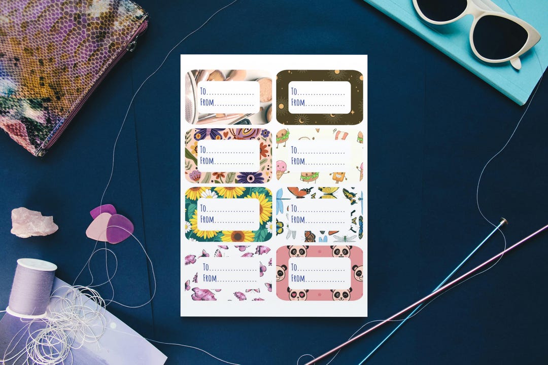 Custom Gift Labels Printable, Packaging Gift Tags, Gift Tag Template ...