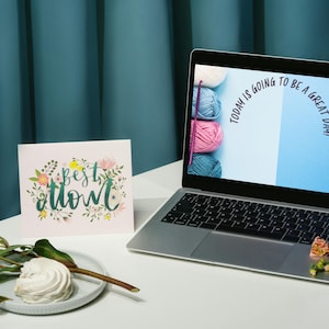Cozy Crochet Computer Wallpaper: Yarn Lover Desktop Background (PNG) - Etsy