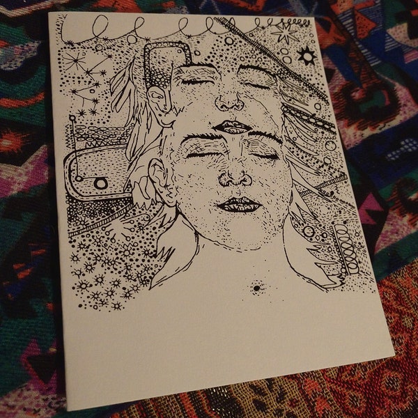 Screen Print Greeting Card - Etsy