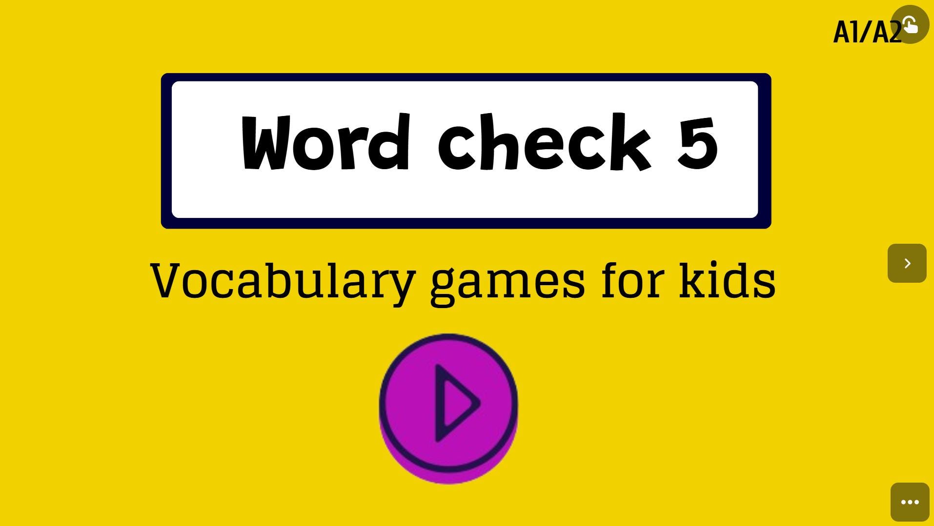 Word Check 5 - Genially Interactive Resources to Teach English - Etsy