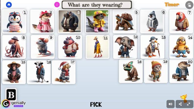 What Are They Wearing Game | Interactive ESL Clothes Vocabulary ...