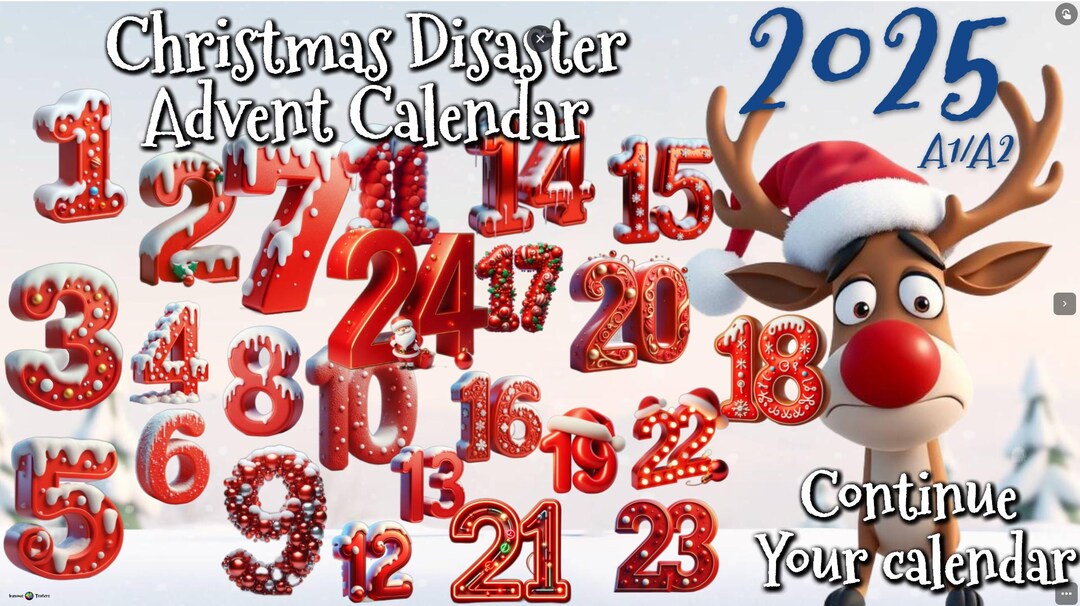 Christmas Advent Calendar 2025, Interactive English Tasks (A1/A2 ...