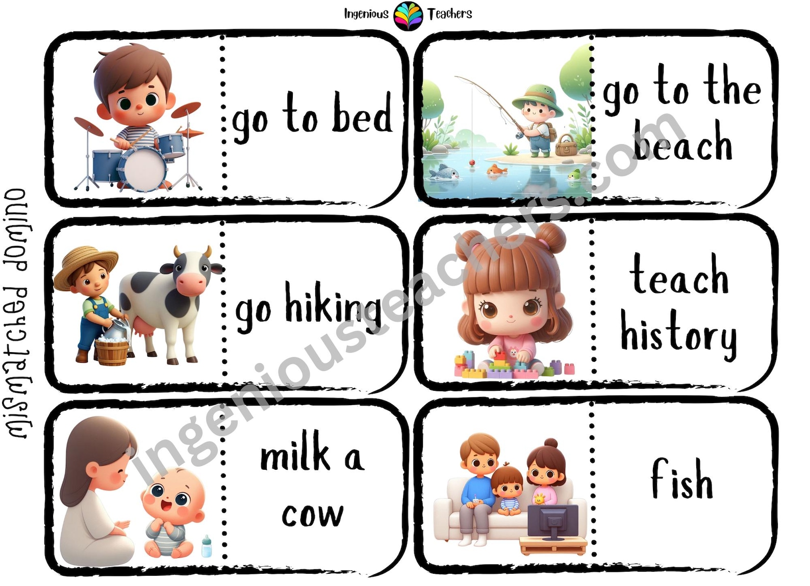 Present Simple Vs Continuous Flashcards - Etsy