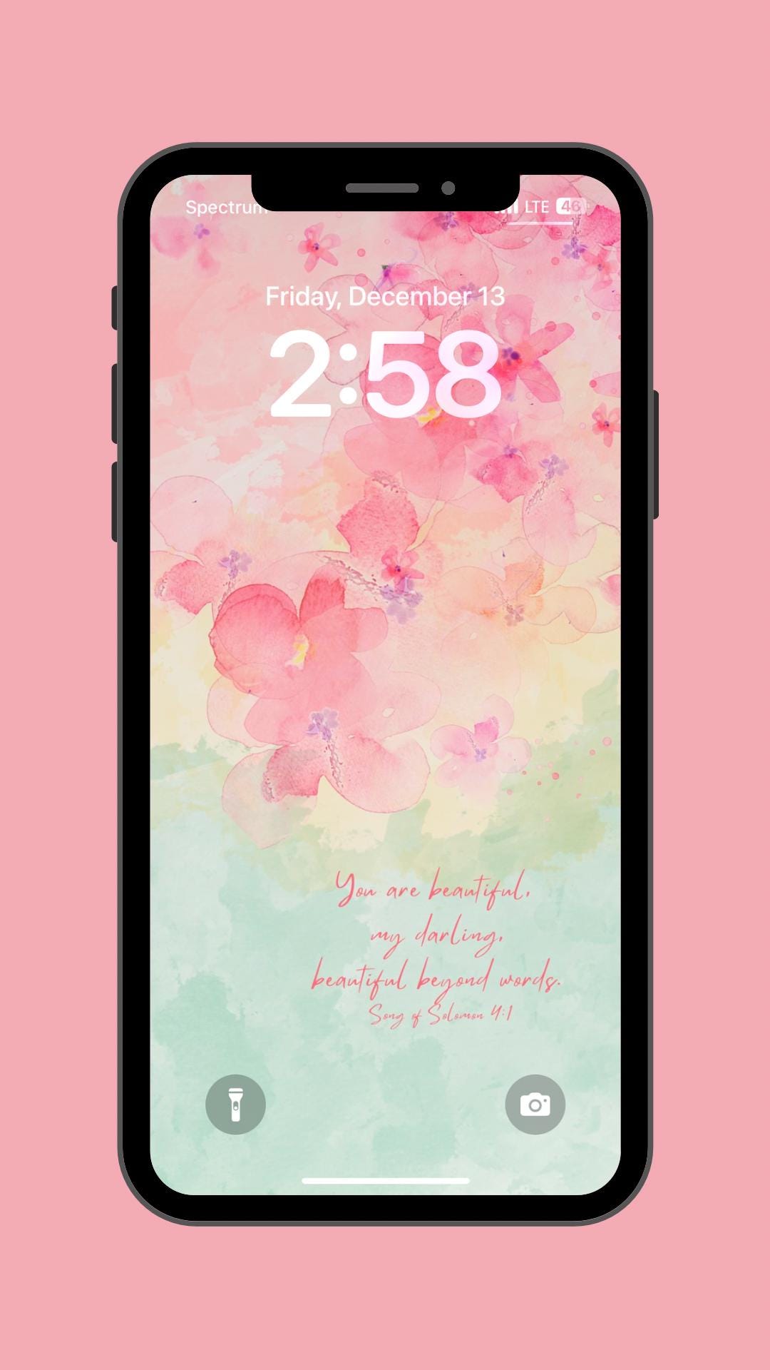 Bible Verse Phone Wallpaper | Christian Phone Art | Digital Download - Etsy