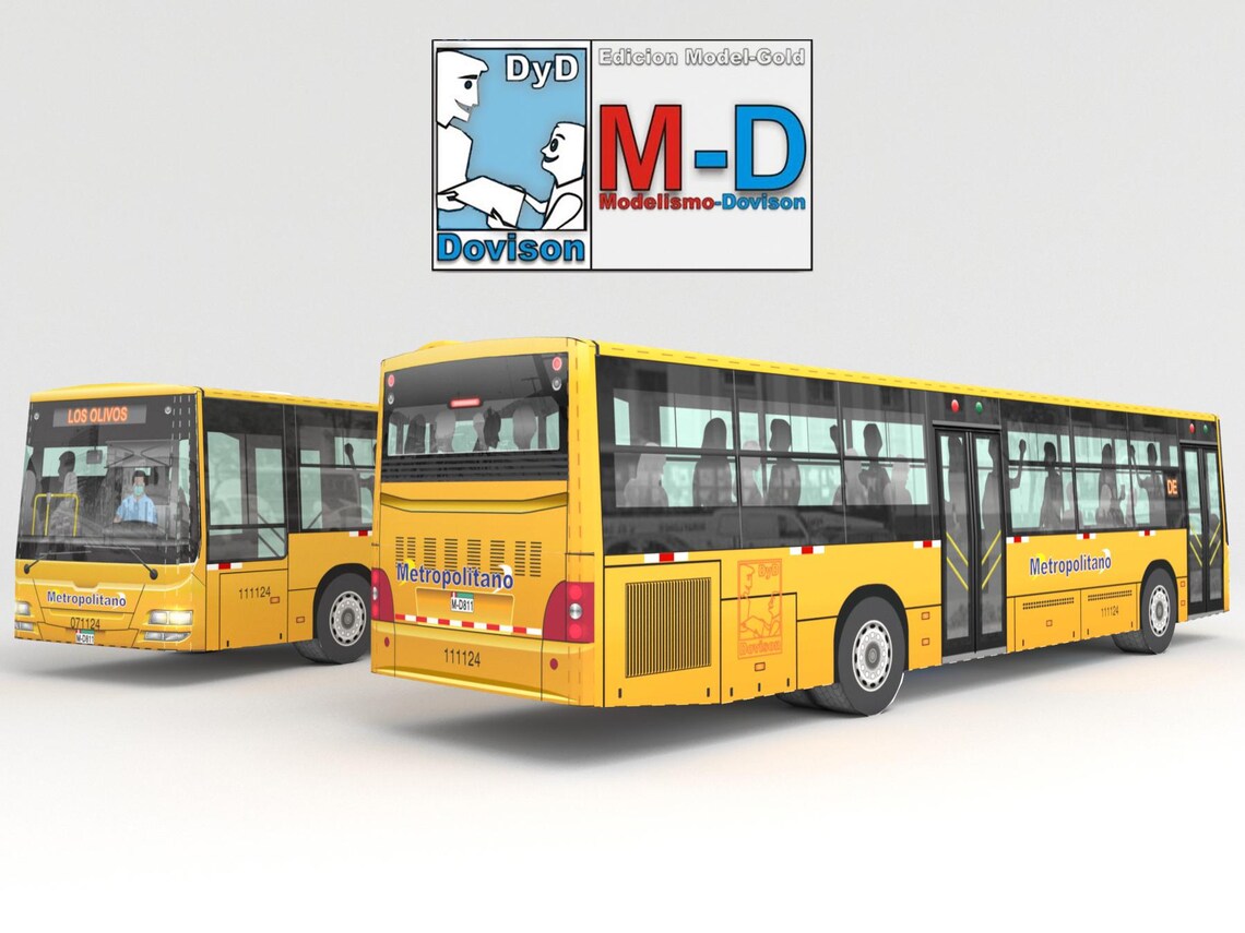Autobus De Cartón O Papel - Bus Metropolitano, Pdf Armables, Kit ...