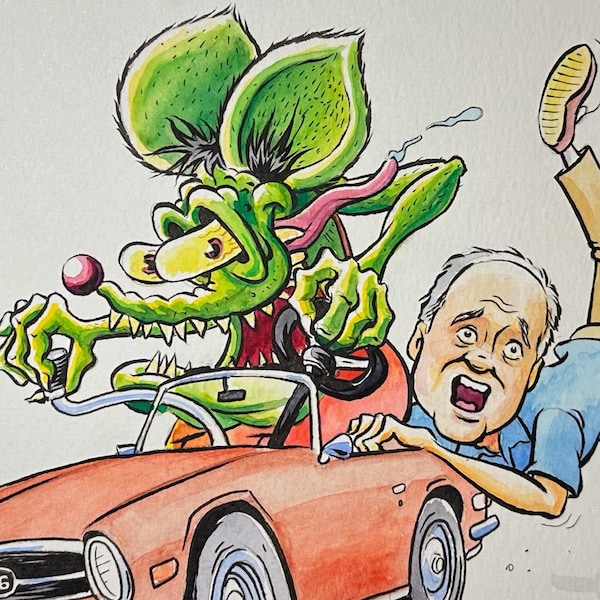 Rat Fink Mask - Etsy