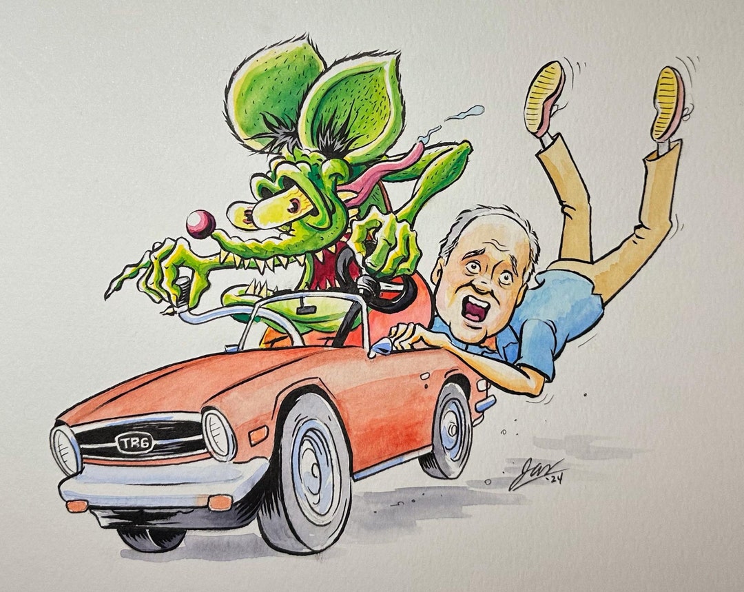 Full Color Custom Rat Fink Illustration - Officially Licensed - Made to ...