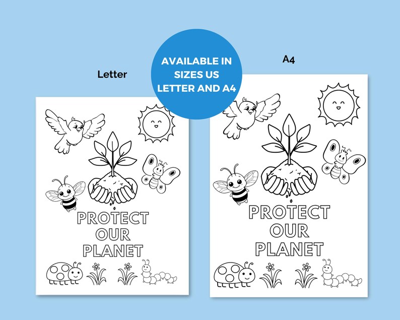 Earth Day Coloring Pages | Earth Day Activities, Craft, Color by Code ...