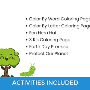 Earth Day Coloring Pages | Earth Day Activities, Craft, Color by Code ...