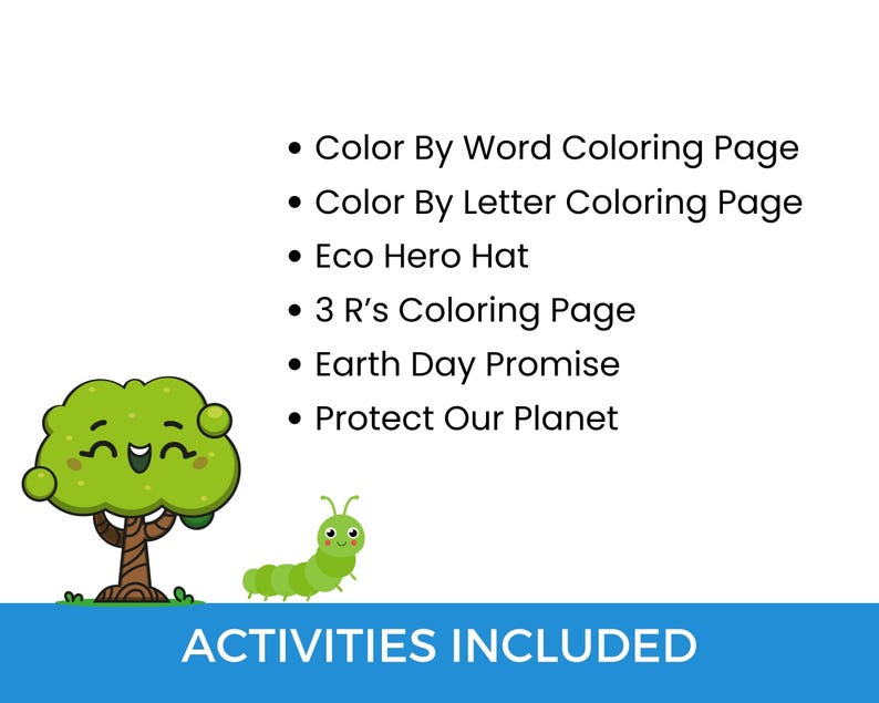 Earth Day Coloring Pages | Earth Day Activities, Craft, Color by Code ...