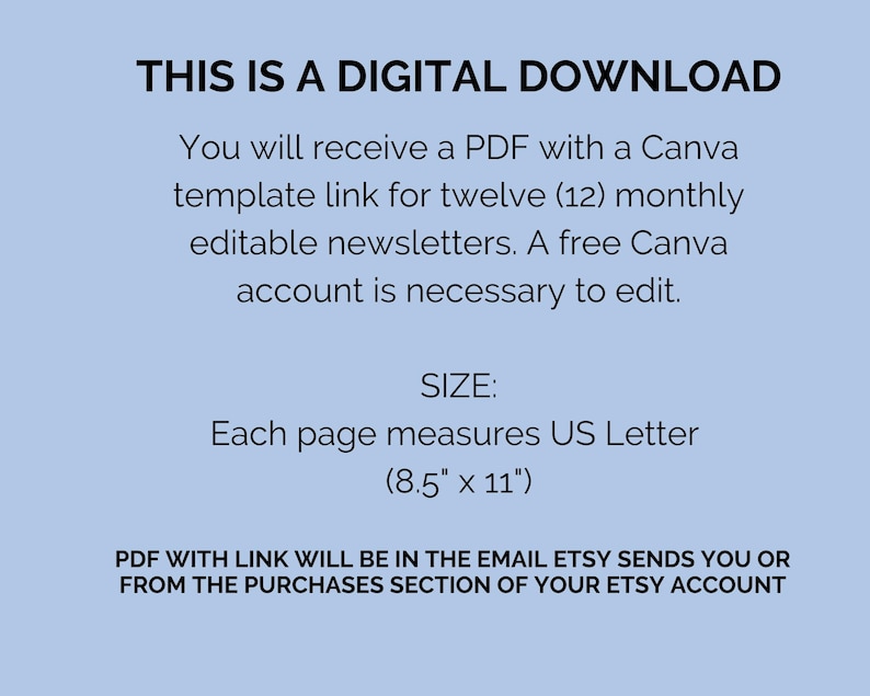 Editable School Monthly Newsletter Template | Daycare Newsletter | Camp ...